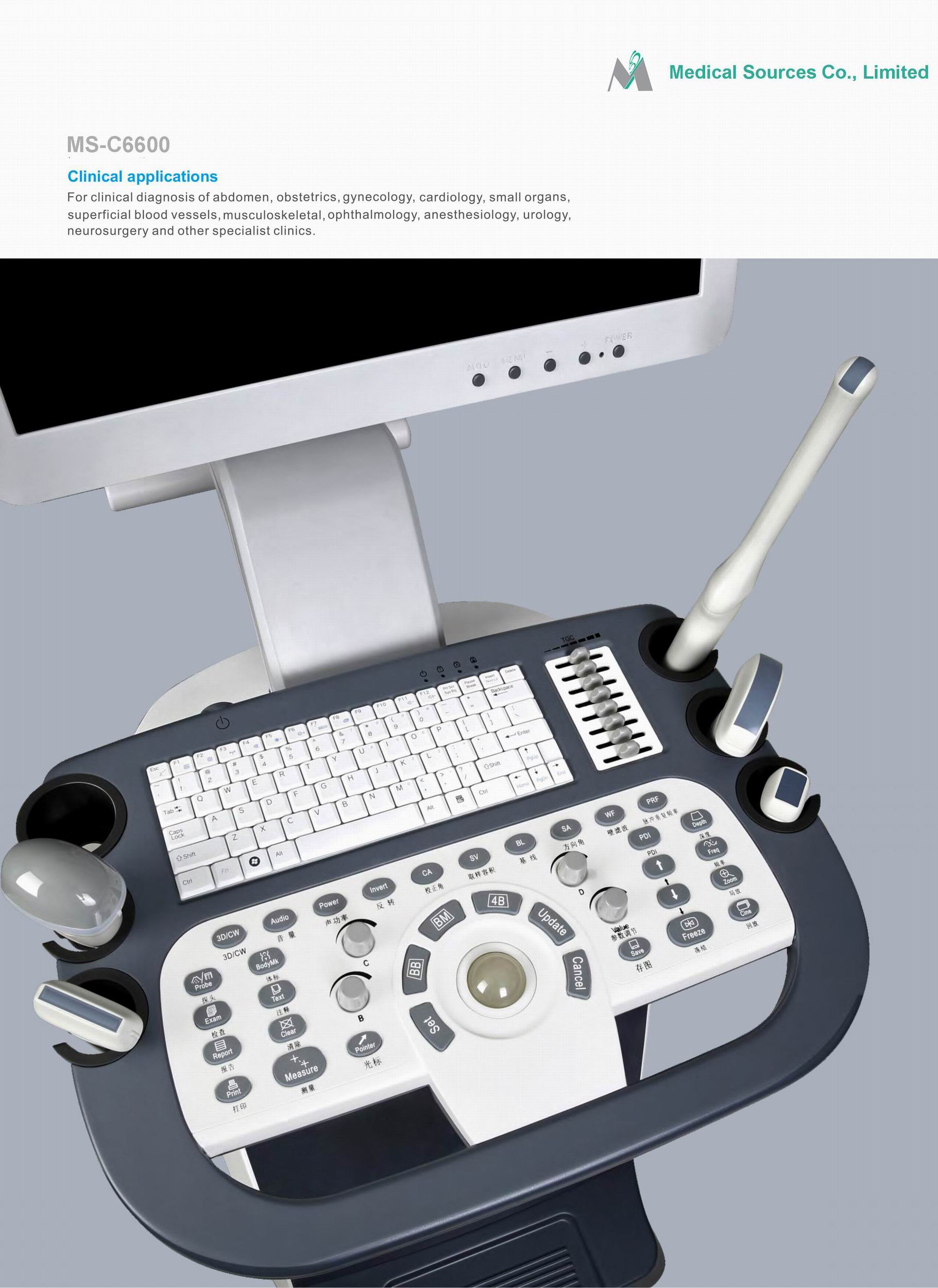 MS-C6600 Colour Doppler Ultrasound Scanner - Buy Ultrasound Scanner ...