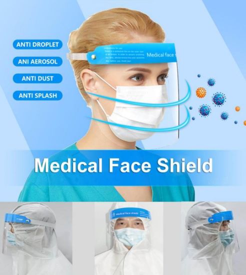 Medical Hospital Anti-Fog Isolation Protection Protective Face Shield ...